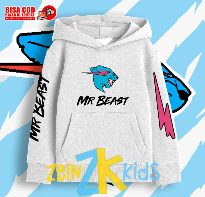 Jaket Hoodie Anak MrBeast Mr Beast / Sweater MrBeast Anak | Lazada ...