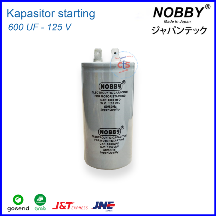 Kapasitor (Capacitor) Starting 600 uf - 125V (Part Kompresor / Teknik ...