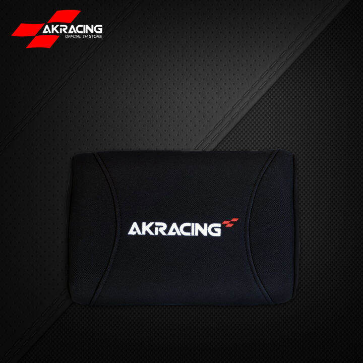 AKRACING-PART-LUMBAR CUSHION LEATHER/FABRIC BLACK ACCESSORIES หมอนรอง ...