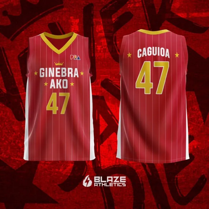 PBA Ginebra Ako Fully-Sublimated Jersey | Lazada PH
