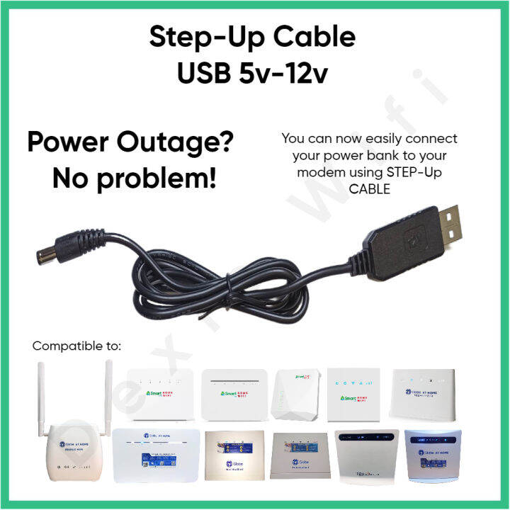 Step-up Cable Usb v-12v | Lazada PH