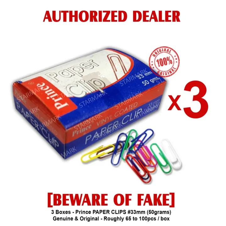 Paper Clips Clip by Prince Paper Clips Clip No. 33 - 50grams per box ...