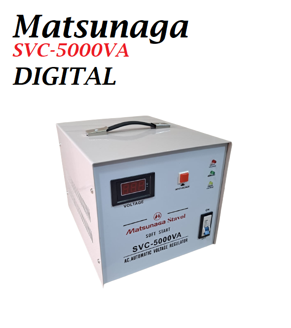 Stabilizer Listrik Matsunaga SVC-5000VA YSC DIGITAL Stavol Alat ...