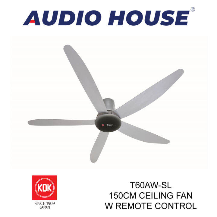 KDK T60AW 150CM DIRECT MOTOR CEILING FAN WITH REMOTE CONTROL ***1 YEAR ...
