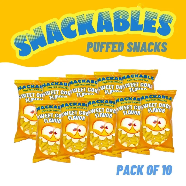 Snackables Sweet Corn 50g x 10 Bundle | Lazada PH