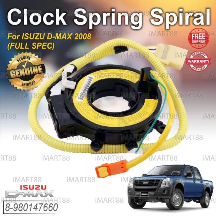 Isuzu D-Max Dmax D Max 2007-2016 Mazda Clock Spring Spiral Cable ...