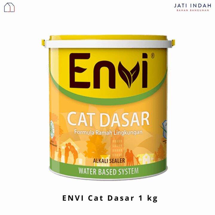 ENVI CAT DASAR TEMBOK ALKALI SEALER 1 KG / INDACO / CAT DASAR DINDING ...