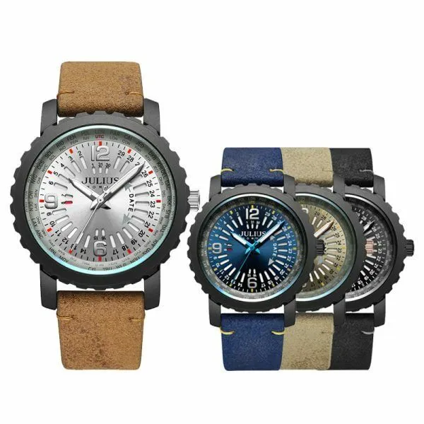 [Original] Julius Homme Waterproof Quartz Analog Man JAH-111 Korea Men ...