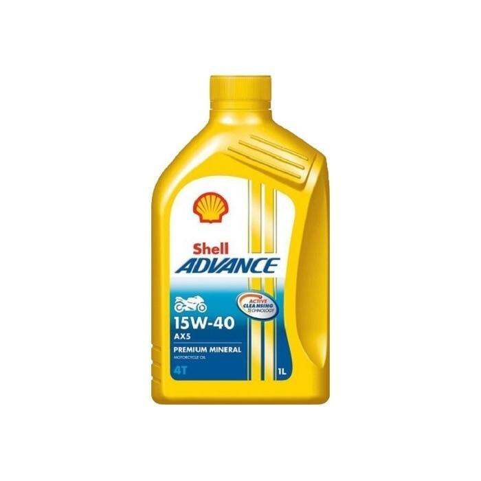 [BISA COD] Shell Advance 4T Ax5 15W-40 1 Liter | Lazada Indonesia
