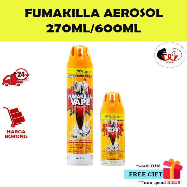 Fumakilla Vape Aerosol Spray [270ML / 600ML] | Lazada
