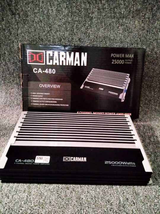 Power Amplifier Mobil Carman CA-480 4 Channel Mosfet | Lazada Indonesia