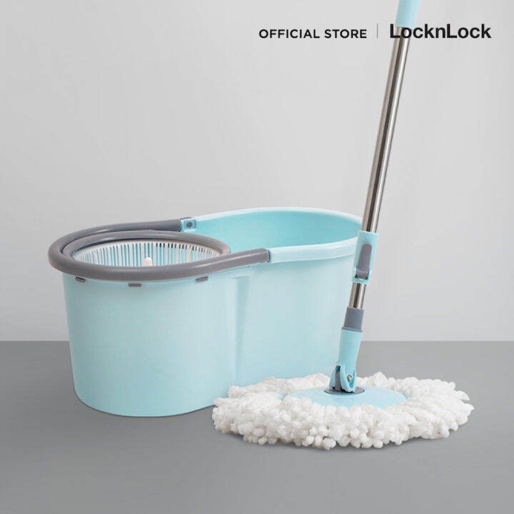 LocknLock ไม้ถูกพื้นพร้อมถังปั่นน้ำ Rotating Spin Mop รุ่น ETM970 ...