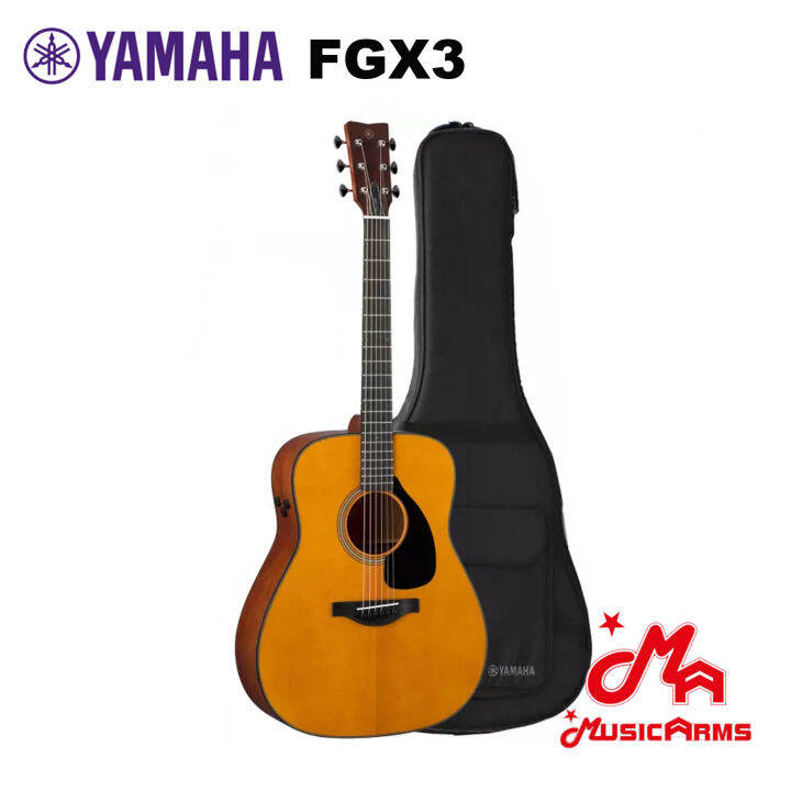 Yamaha FGX3 Red Label กีตาร์โปร่งไฟฟ้า รุ่น FGX3 ฟรีซอฟต์เคส ประกัน ...