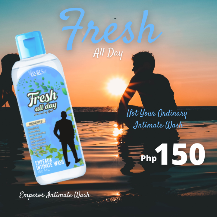 BMRS Fresh All Day EMPEROR INTIMATE WASH 150ml (for men) | Lazada PH