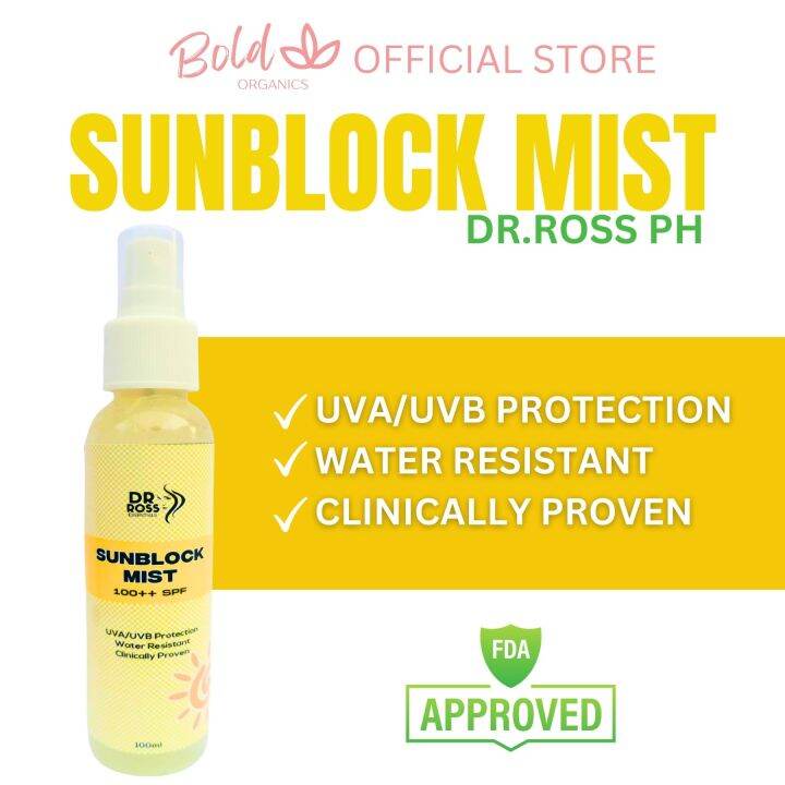 BOLD ORGANIC Dr. Ross Ph SPF 100++Sunscreen with Moisturizer Oily Skin ...