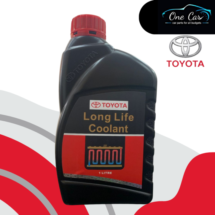 Toyota Genuine Radiator Long Life Coolant (1L) -Red Colour & Pink ...