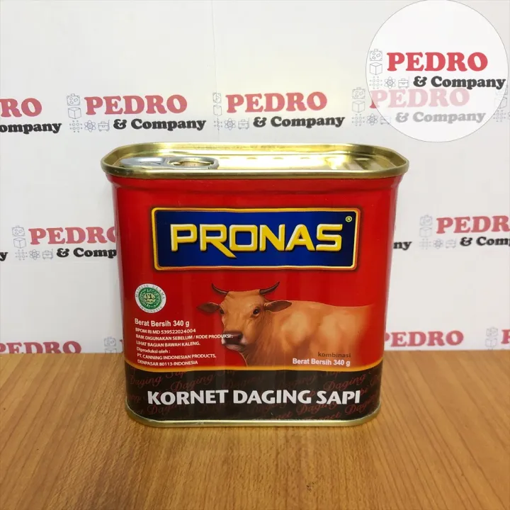 Pronas corned beef kornet daging sapi 340 gram | Lazada Indonesia