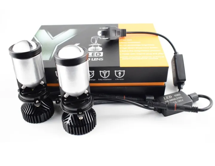 หลอดไฟหน้าLED คัทออฟหลบเลนส์ขวา(RHD) รุ่น Y6D ขั้ว H4 ความสว่าง 16,000 ...