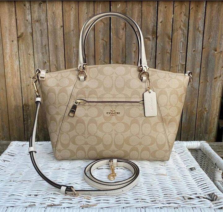 Guaranteed Original F79998 Coach Prairie Satchel Signature Canvas ...