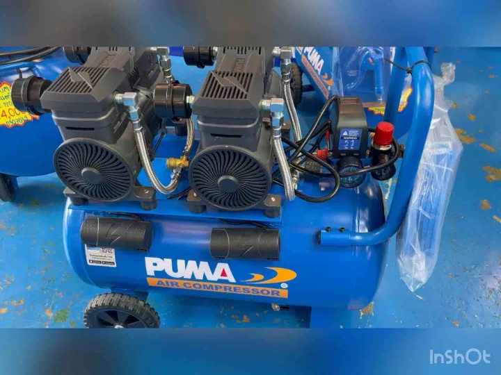 ปั้มลมโรตารี่ไร้น้ำมัน ความจุ 55ลิตร PUMA รุ่น Force 55 | Lazada.co.th