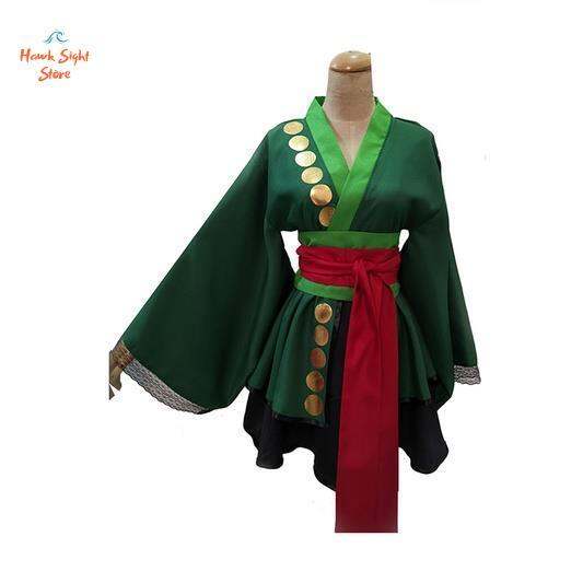 【Hawk&Sight】 One Piece Roronoa Zoro Cosplay Costume Lolita Dress ...