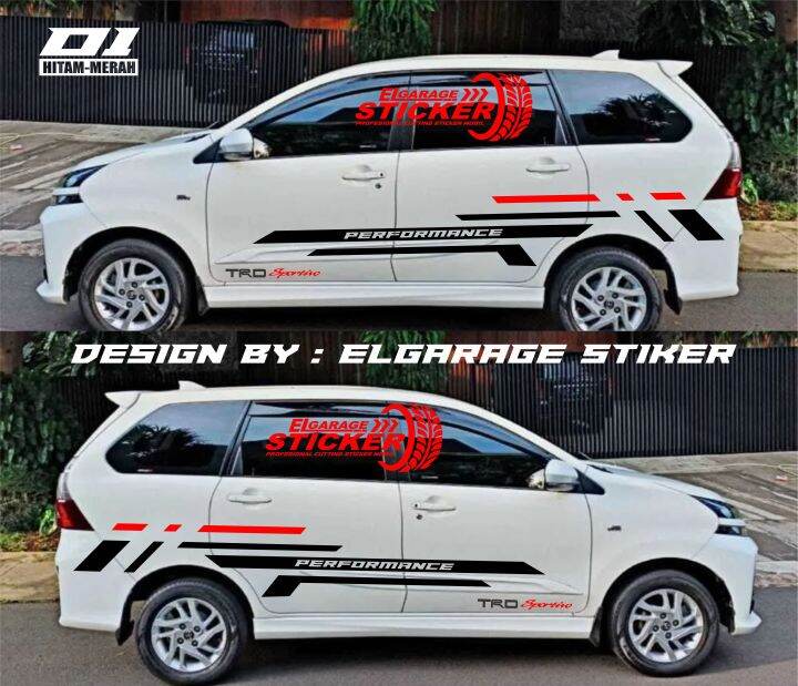 Stiker mobil toyota avanza cutting stiker mobil avanza xenia sigra ...