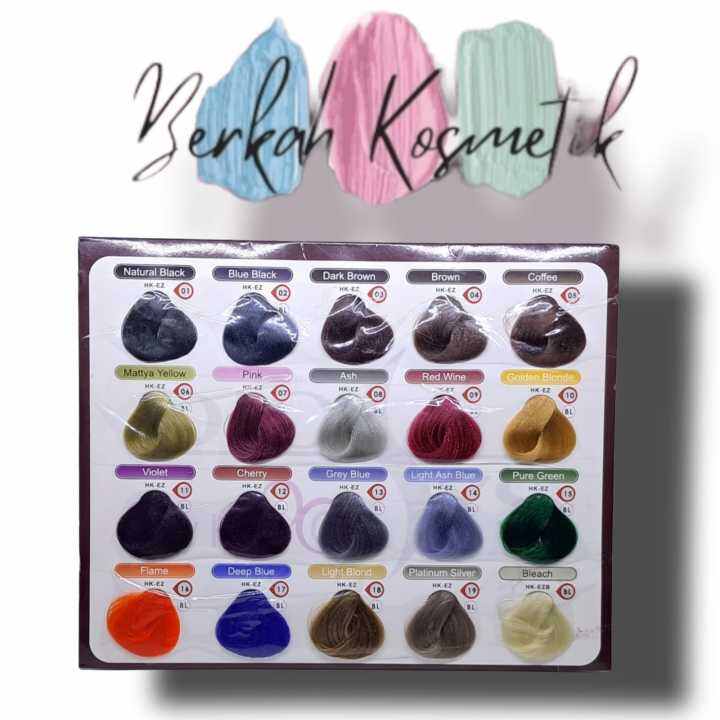 Diosys Semir Rambut Cat Pewarna Rambut Hair Color Permanent - 45 ml ...