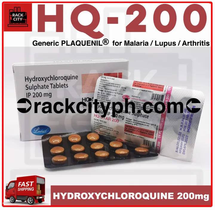 RACK CITY PH ANTIVIRAL - HQ-STAR 200 mg x 15 tablets (for Malaria / Lupus / Arthritis ...