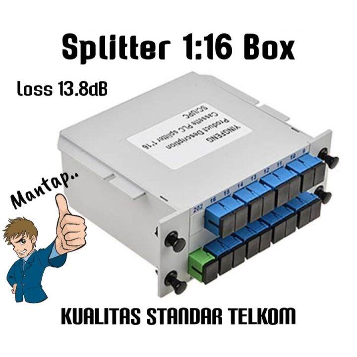 Passive Splitter Box 1:16 FUJITOMO SC/UPC | Lazada Indonesia