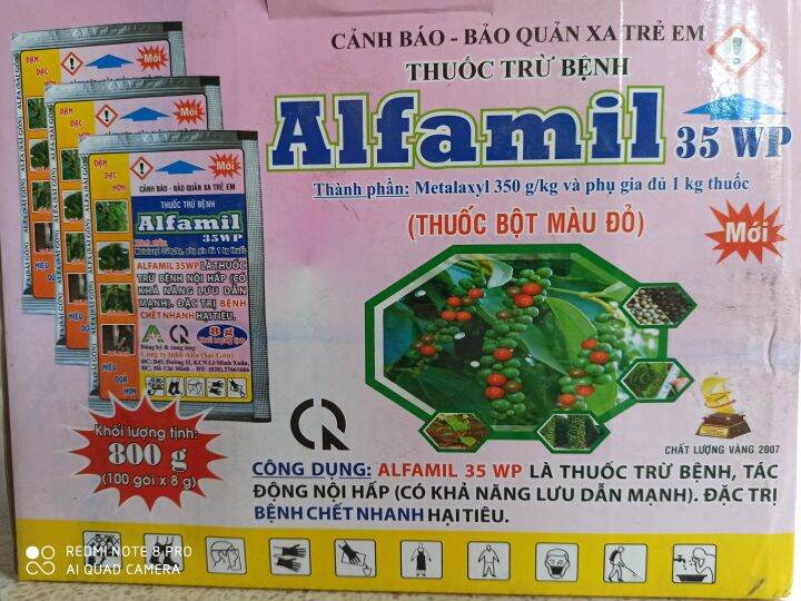 Thuốc trừ bệnh cây trồng Alfamil 35WP - hộp 100 gói | Lazada.vn