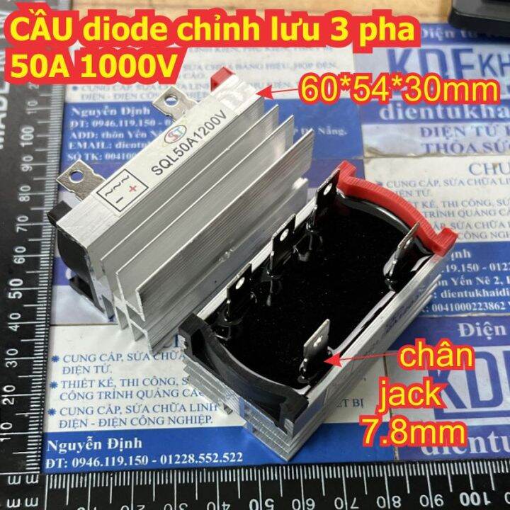 CẦU diode chỉnh lưu 3 pha 50A 1000V 1200V kde3421 | Lazada.vn