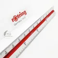 ROTRING Triangular Scale Ruler ( 1:20, 1:25, 1:50, 1:75, 1:100, 1:125 ...