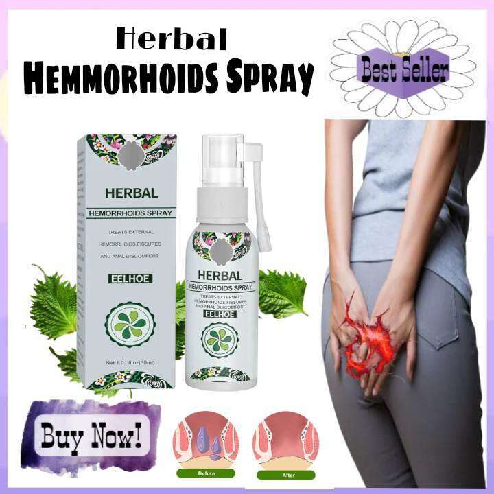 100% Effective EELHOE/YUNNAN Natural Herbal Hemorrhoids Spray Original ...