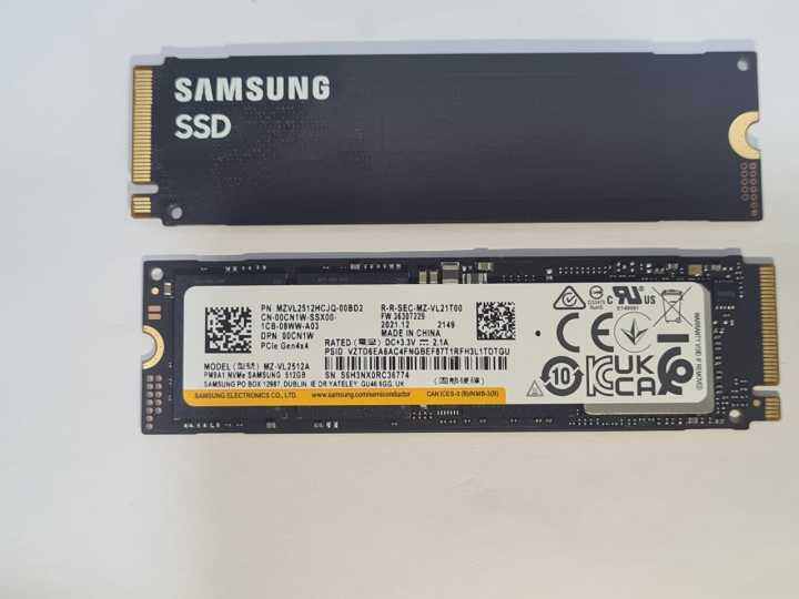 Samsung 4GEN M.2 SSD 512GB PM9A1 PCIe4.0x4 SSD MZVL2512HCJQ-00BD2 MZ ...
