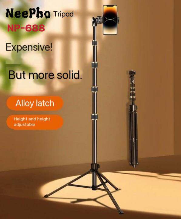 NeePho NP-688 2 in1 portable live streaming Monopod Tripod Extendable ...