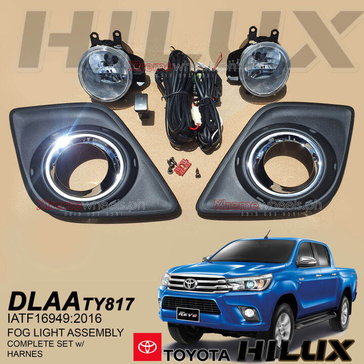 Toyota Hilux J 2016-2024 DLAA Brand Fog Light Assembly Complete Set ( FOGLIGHT hilux accessories ...