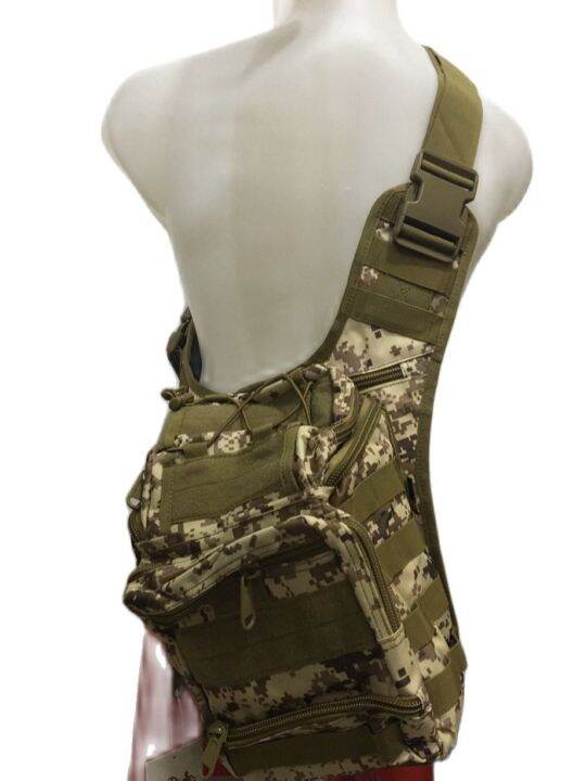 tas salempang military loreng coklat army-tk danu | Lazada Indonesia