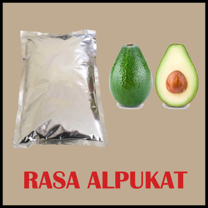 (PER 500gr RASA AVOCADO) MINUMAN SACHET MINUMAN JUALAN BUBUK MINUMAN ...