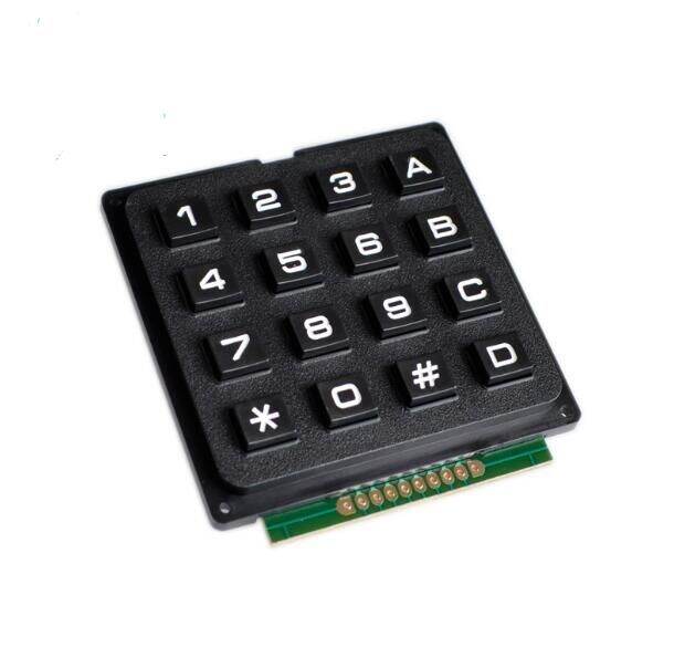 Keypad แบบตัวเลขพร้อมอักษร 4*4 Single-chip key matrix 4x4 16-key ...
