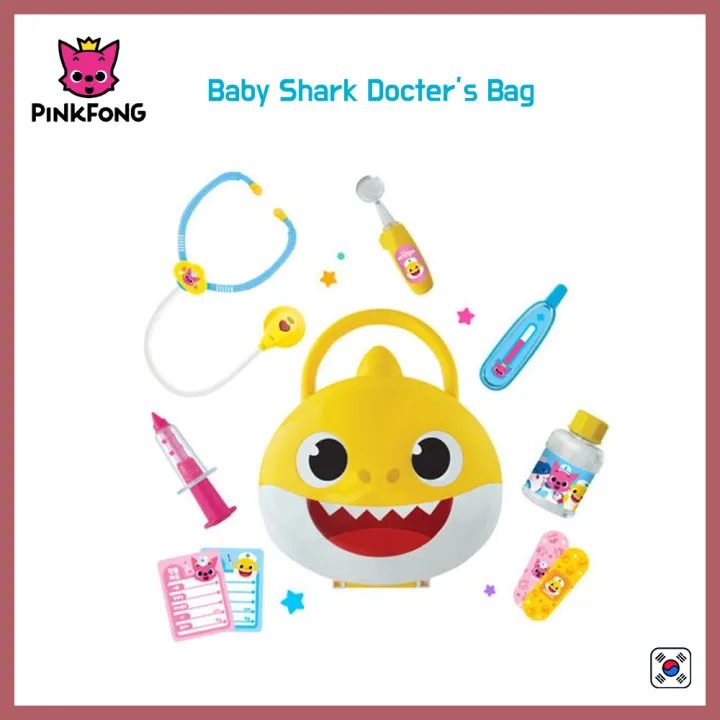 [Pinkfong] Baby shark Docter's bag Kids Pretend play Docter kit for ...