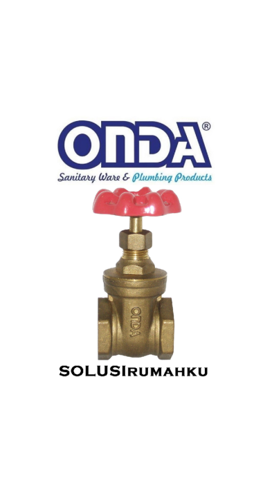 Gate Valve Kuningan ONDA 1/2 Ball Valve Stop Kran Putar Roda 1/2 Inch ...