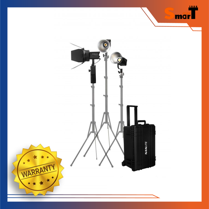 NANLITE Forza 60 3KIT-PT, daylight, LED 3- spot light kit -ประกันศูนย์ไทย | Lazada.co.th