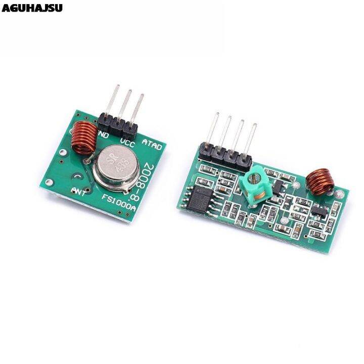 433mhz Rf Wireless Transmitter Module And Receiver Kit 5v Dc 433mhz ...
