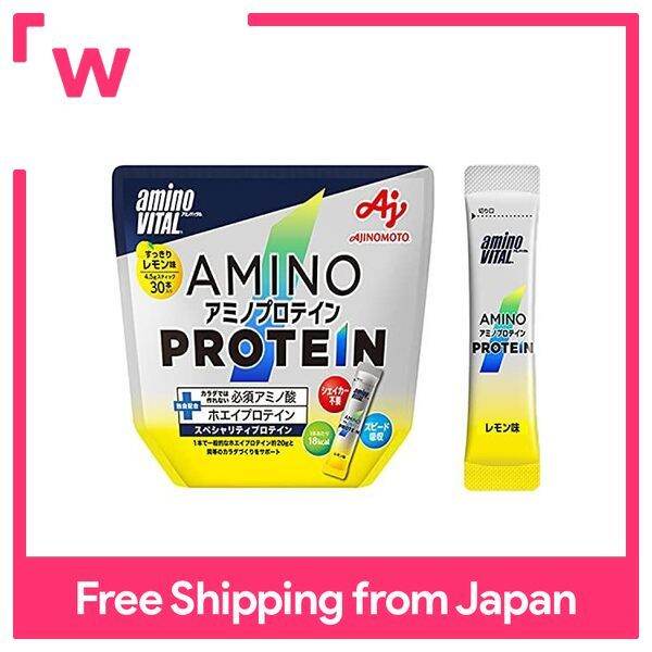 Ajinomoto Amino Vital Amino Protein Lemon Flavor 30 Pouches Amino Acids ...