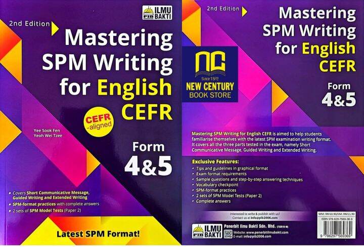 Ilmu Bakti Mastering SPM Writing For English CEFR | Lazada