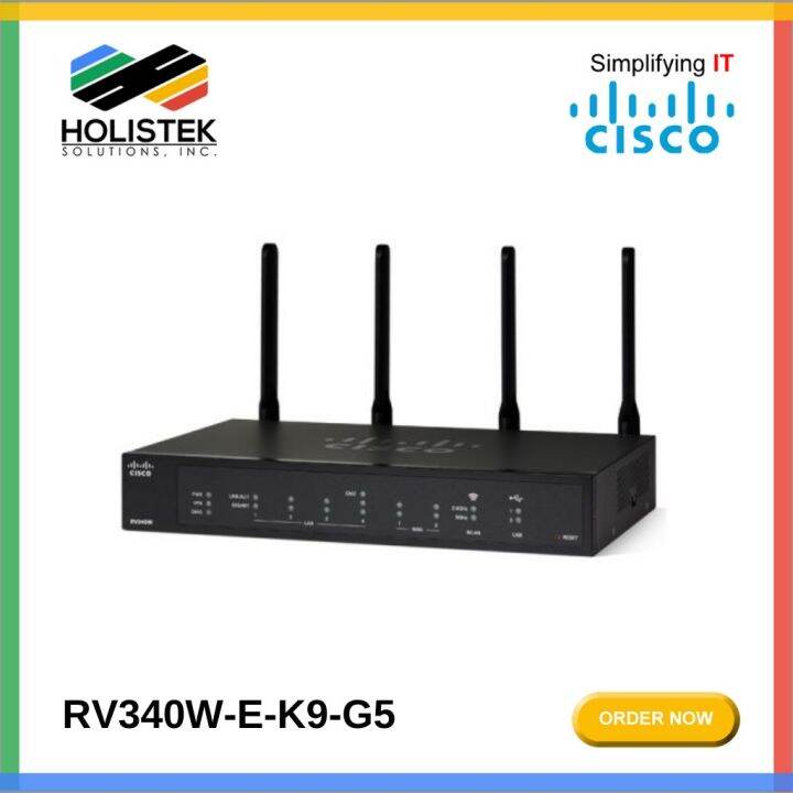 Cisco RV340W Wireless-AC Dual WAN Gigabit Wifi I Wi-Fi VPN Router / Firewall (RV340W-E-K9-G5) I ...