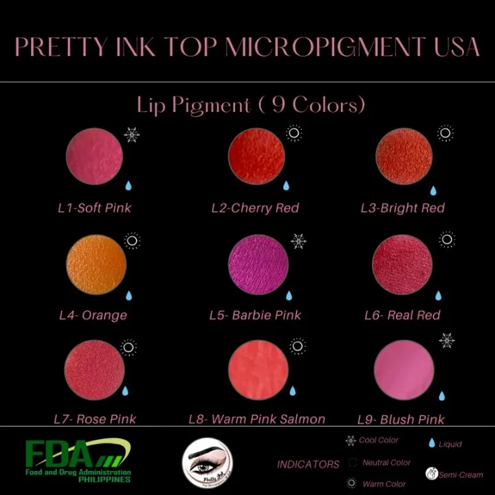 Pretty Ink Top Micropigment USA 10ml | Lazada PH