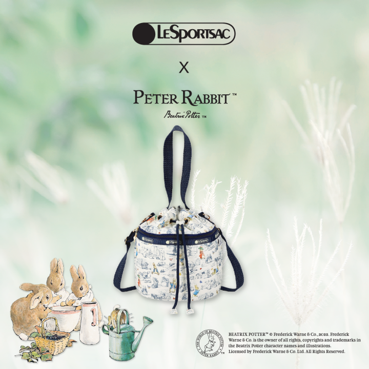 Lesportsac Drawstring Bucket Bag Sling Bag กระเป๋าสะพายข้าง Style 3870 ...