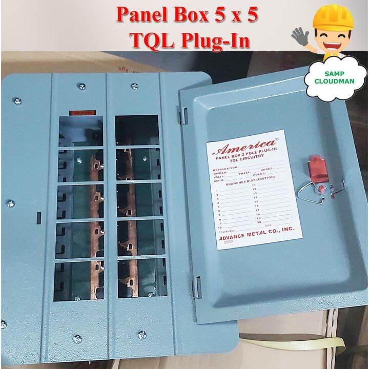 America Panel Box 8 Branches Plug-In TQL 2 Pole 10 Holes 5 x 5 | Lazada PH