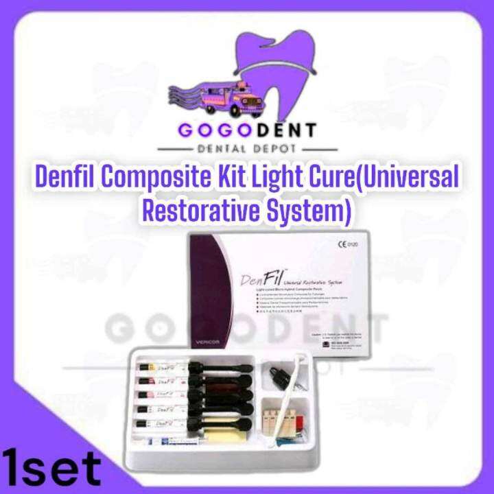 DenFiL Composite Kit Light Cure (Universal Restorative System) | Lazada PH